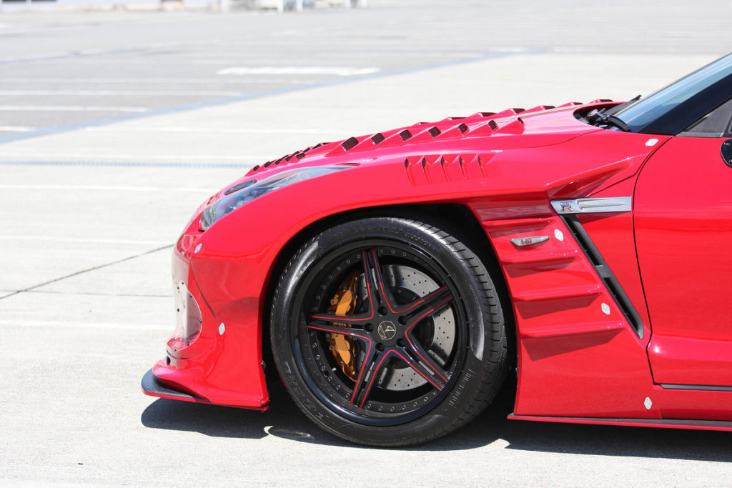 GT-R R35 フロント＆リアオーバーフェンダーキットver.Break out – Abflug｜アブフラッグ